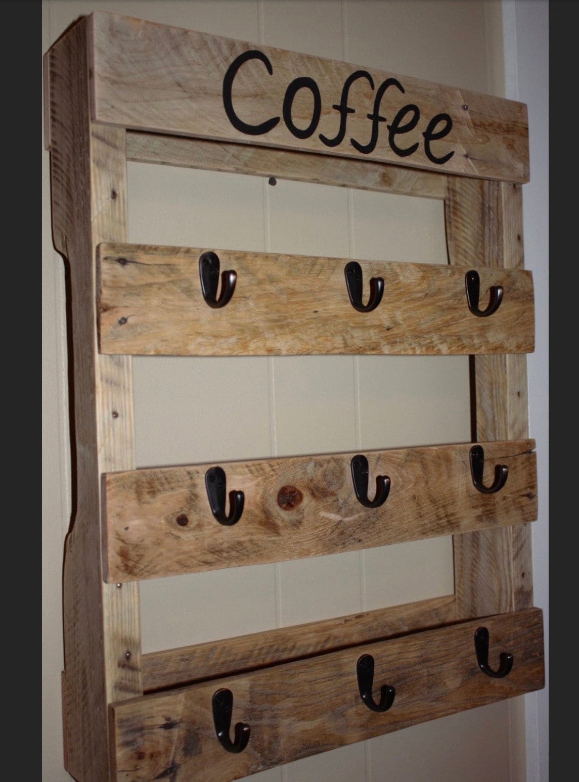 Pallet Mug Rack - Etsy