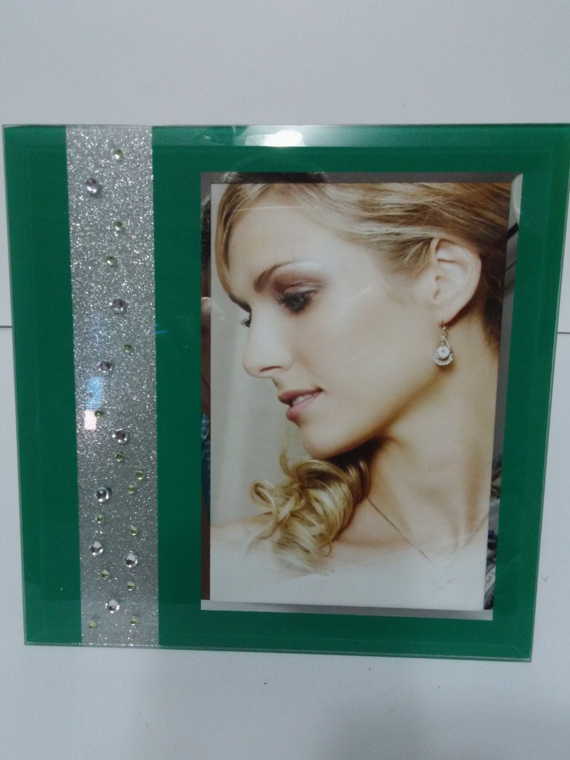 Glass Photo Frame Picture Crystal Wedding Home Decoration Home Gift - Etsy