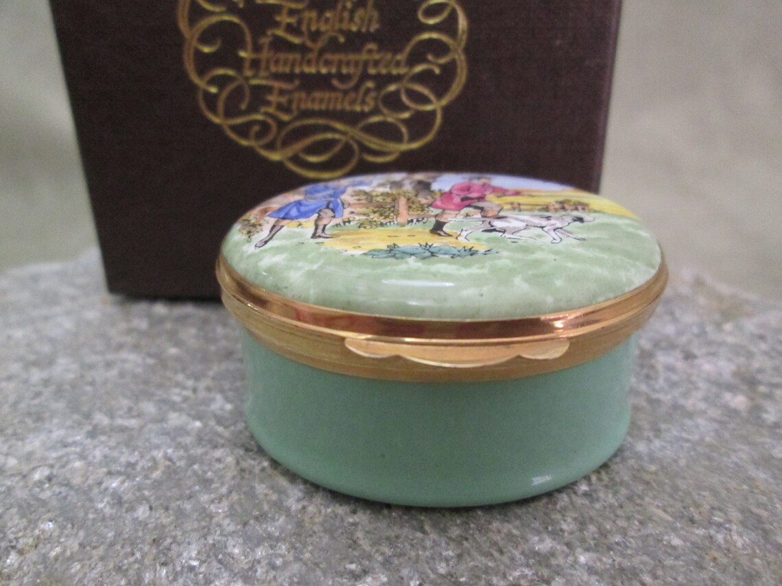 Crummles Enamel Box GENTLEMEN GONE HUNTING | Etsy