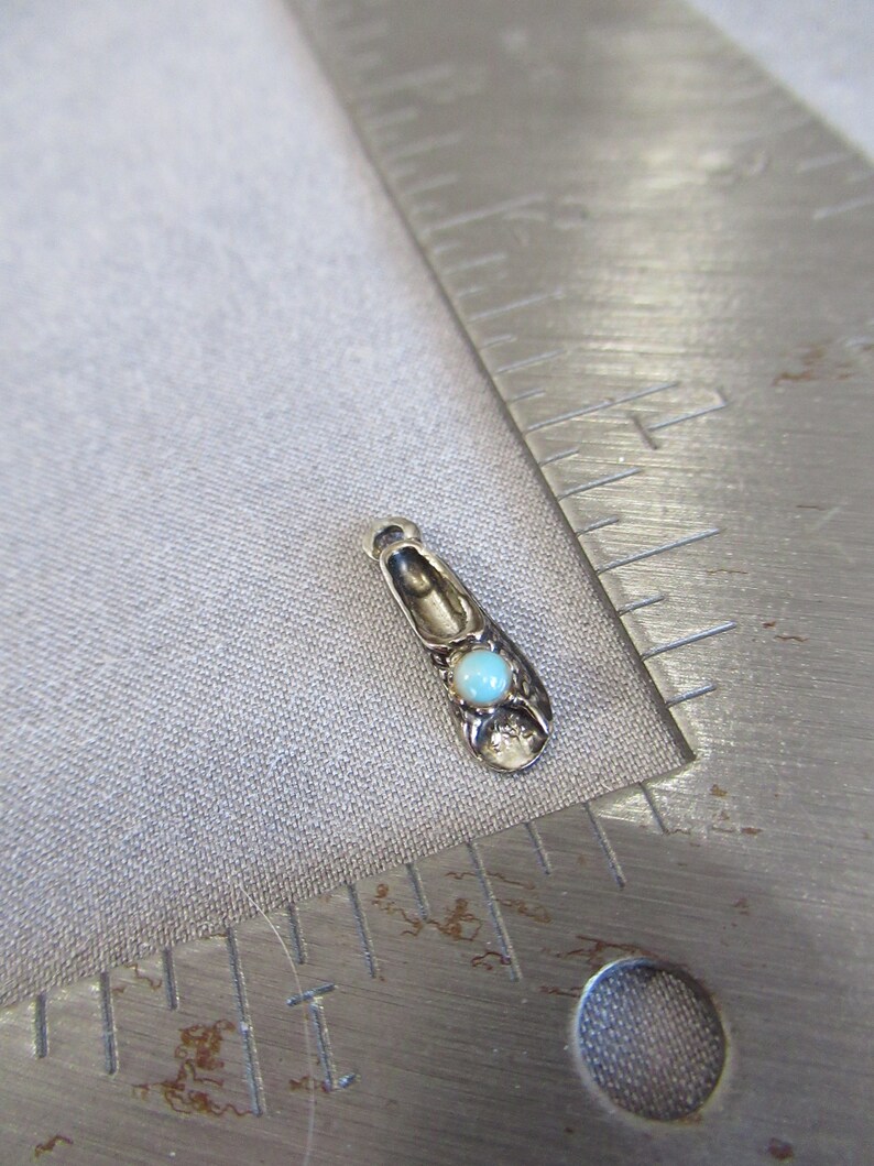 Silver Moccasin Charm Indigenous Tribal Leather Shoe 1970s - Etsy