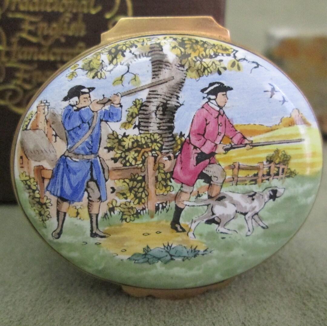 Crummles Enamel Box GENTLEMEN GONE HUNTING - Etsy