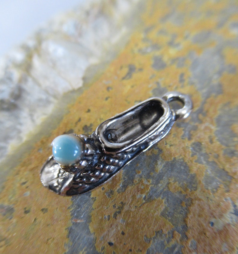 Silver Moccasin Charm Indigenous Tribal Leather Shoe 1970s - Etsy