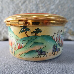 Kingsley Enamel SAMURAI Japanese Warrior Trinket Box - Etsy