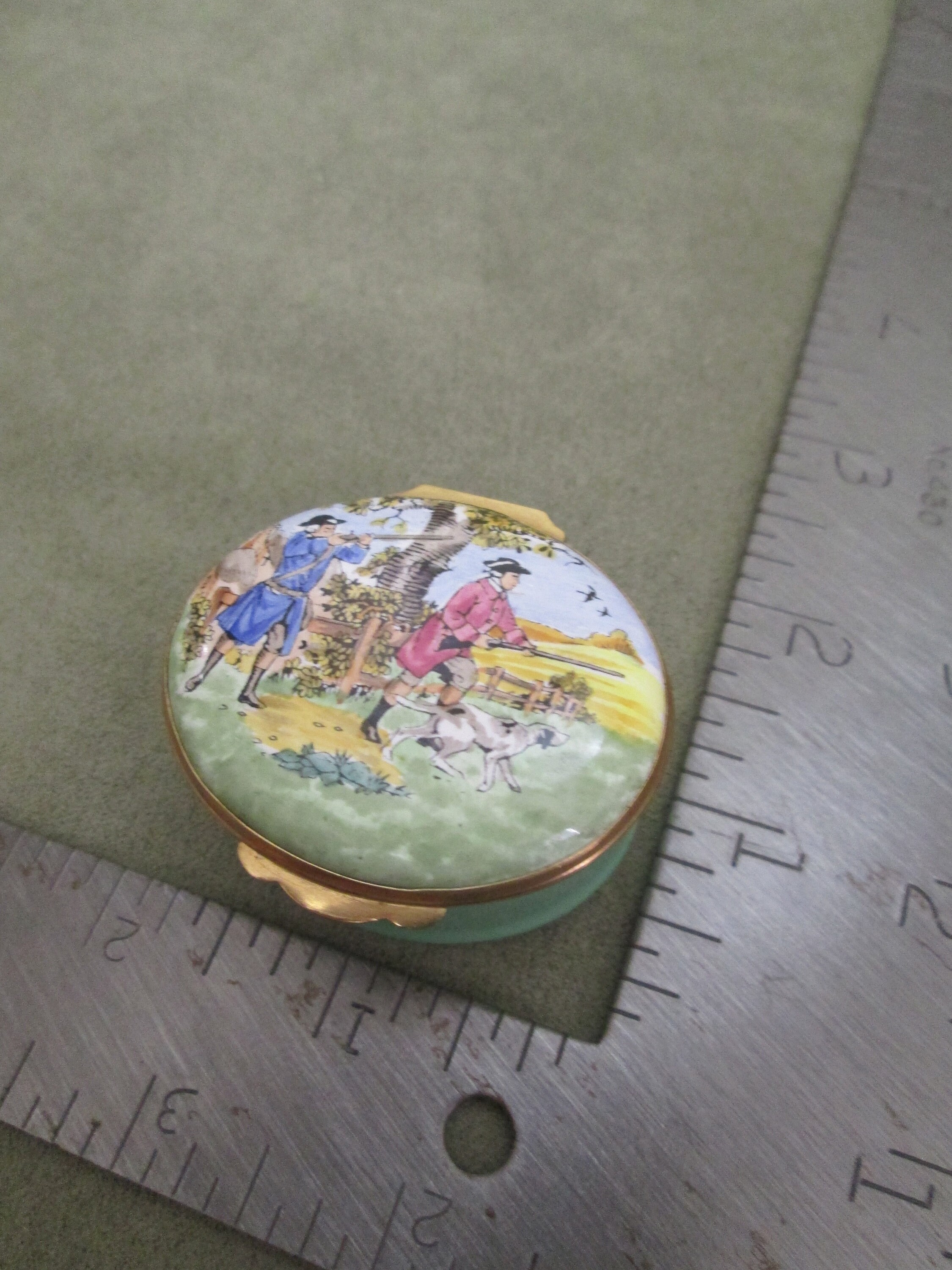 Crummles Enamel Box GENTLEMEN GONE HUNTING - Etsy
