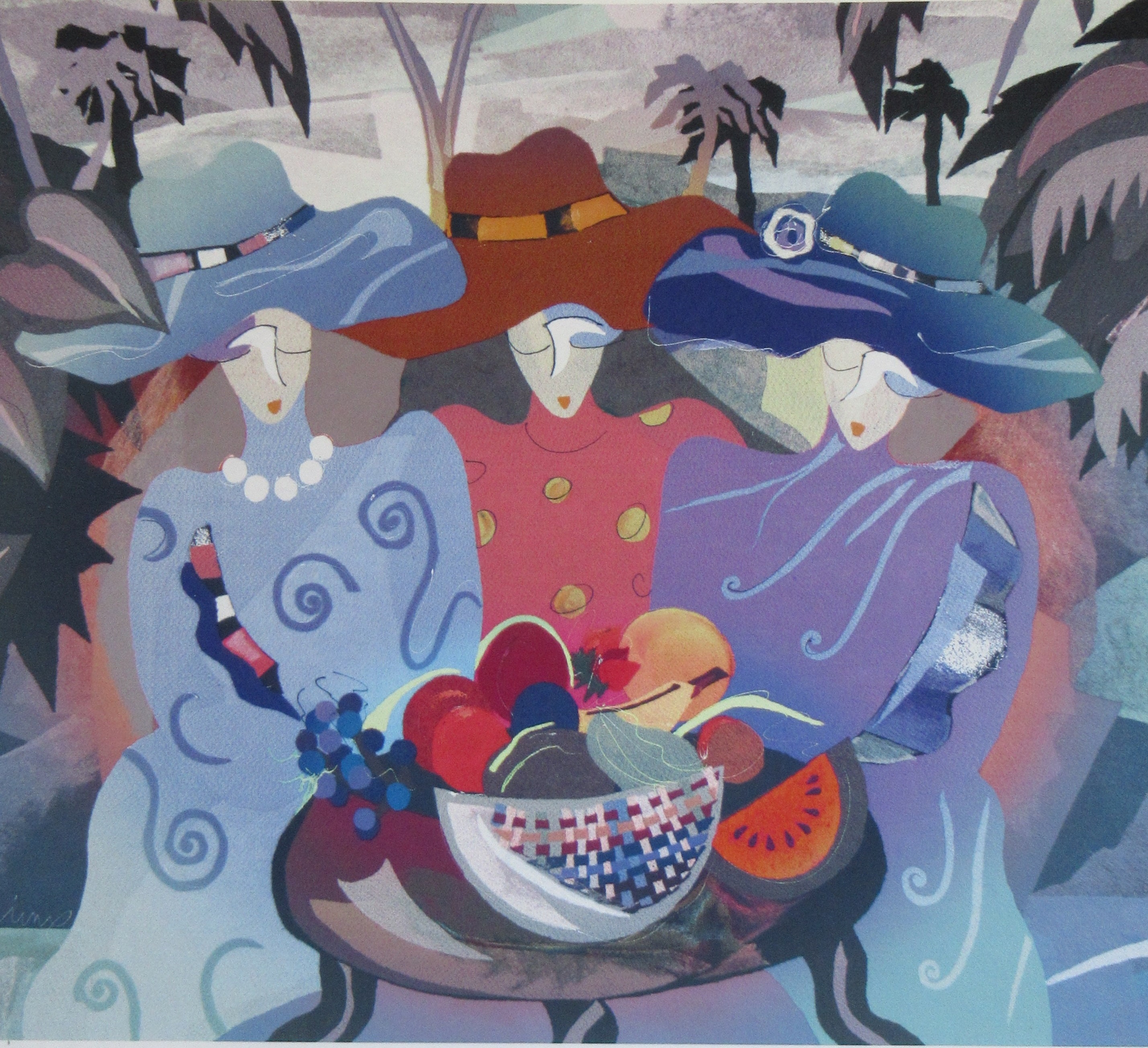 SUMMERTIME by Smadar Livne Signed Lithograph Limited Edition - Etsy