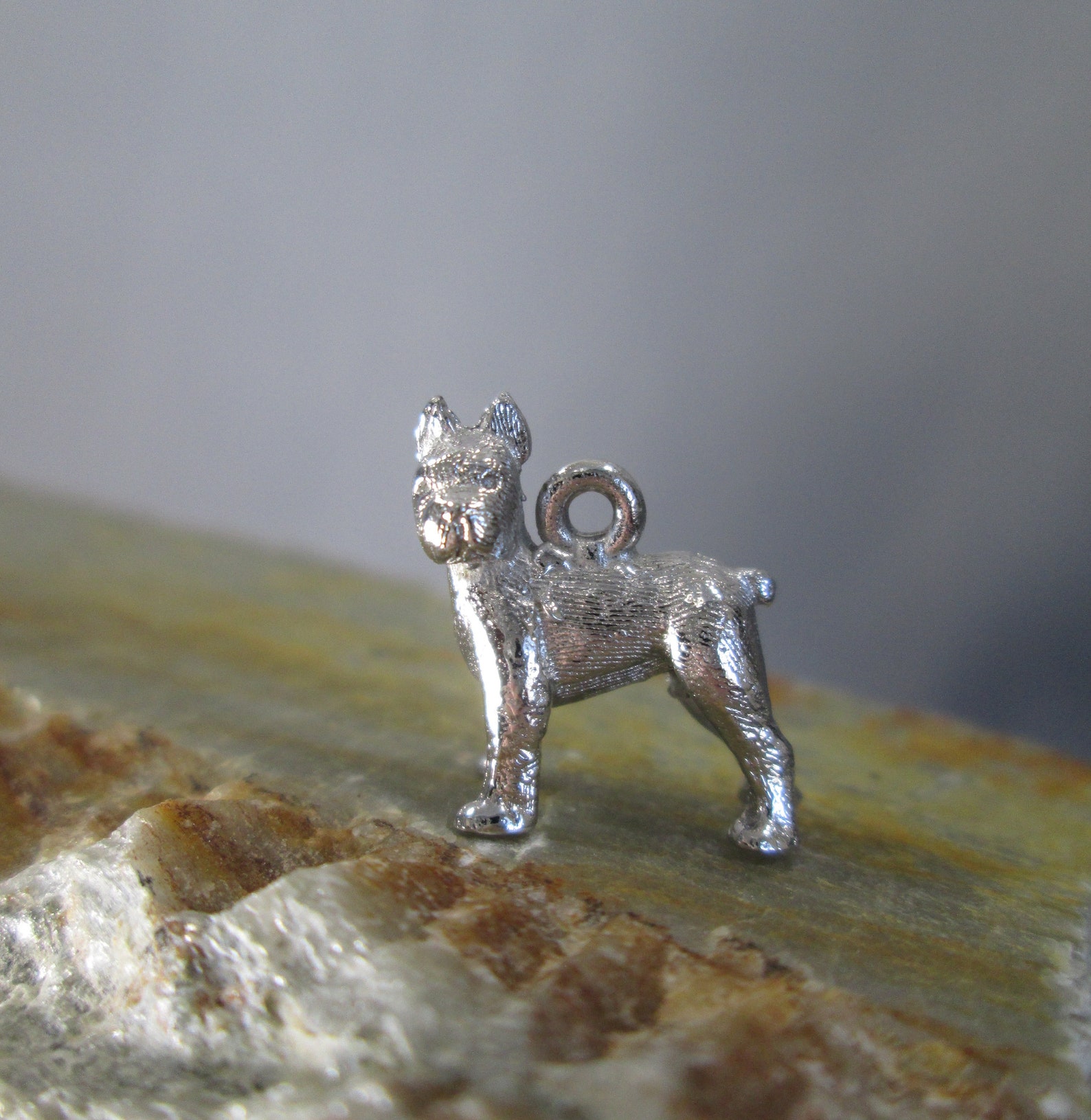 Sterling Silver BOXER Charm BOXER Dog PITBULL Pitties - Etsy