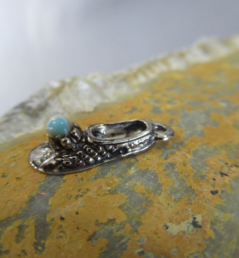 Silver Moccasin Charm Indigenous Tribal Leather Shoe 1970s - Etsy