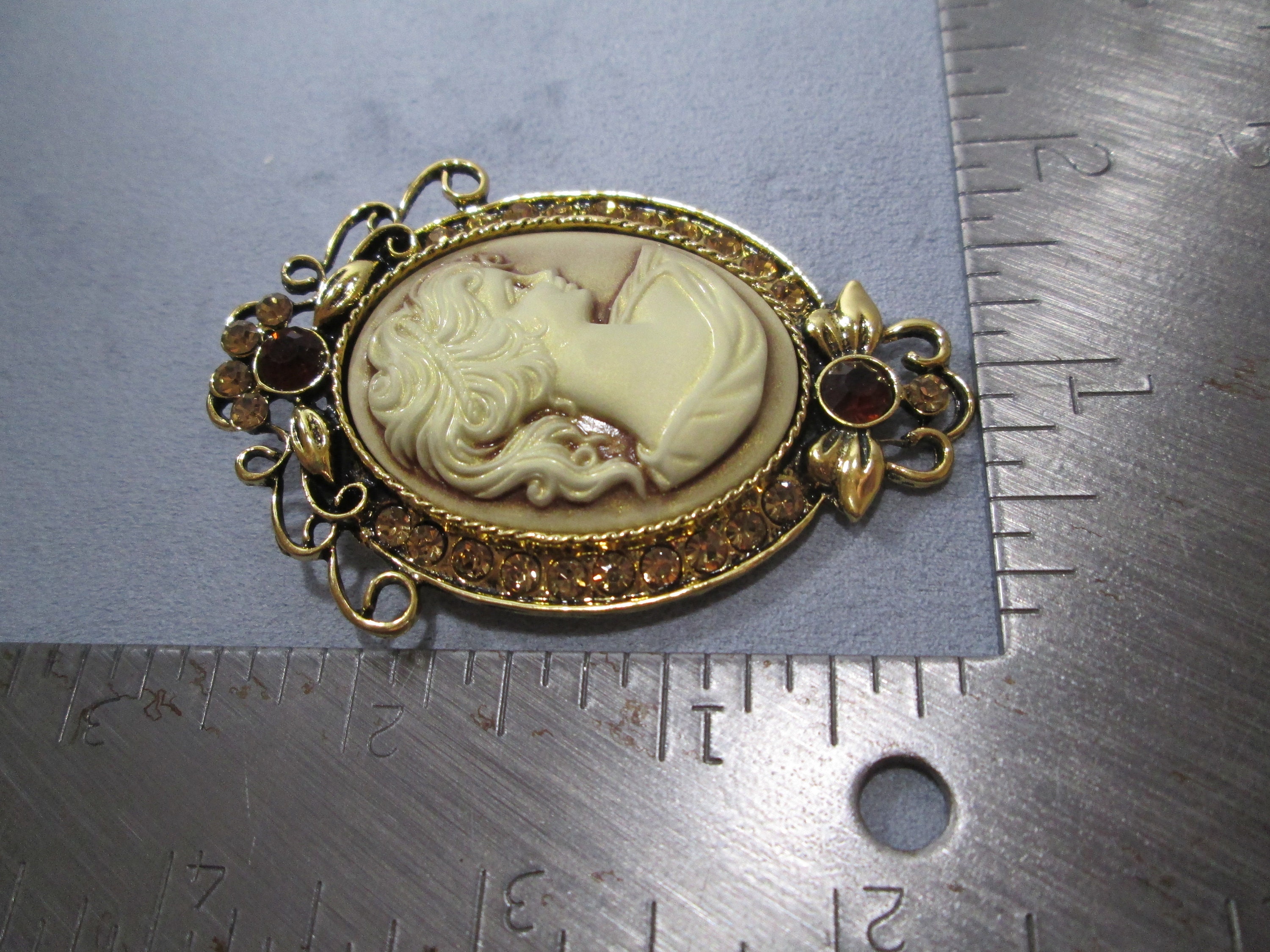 Regency Style Cameo Brooch Bridgerton Party Sparkle Style - Etsy