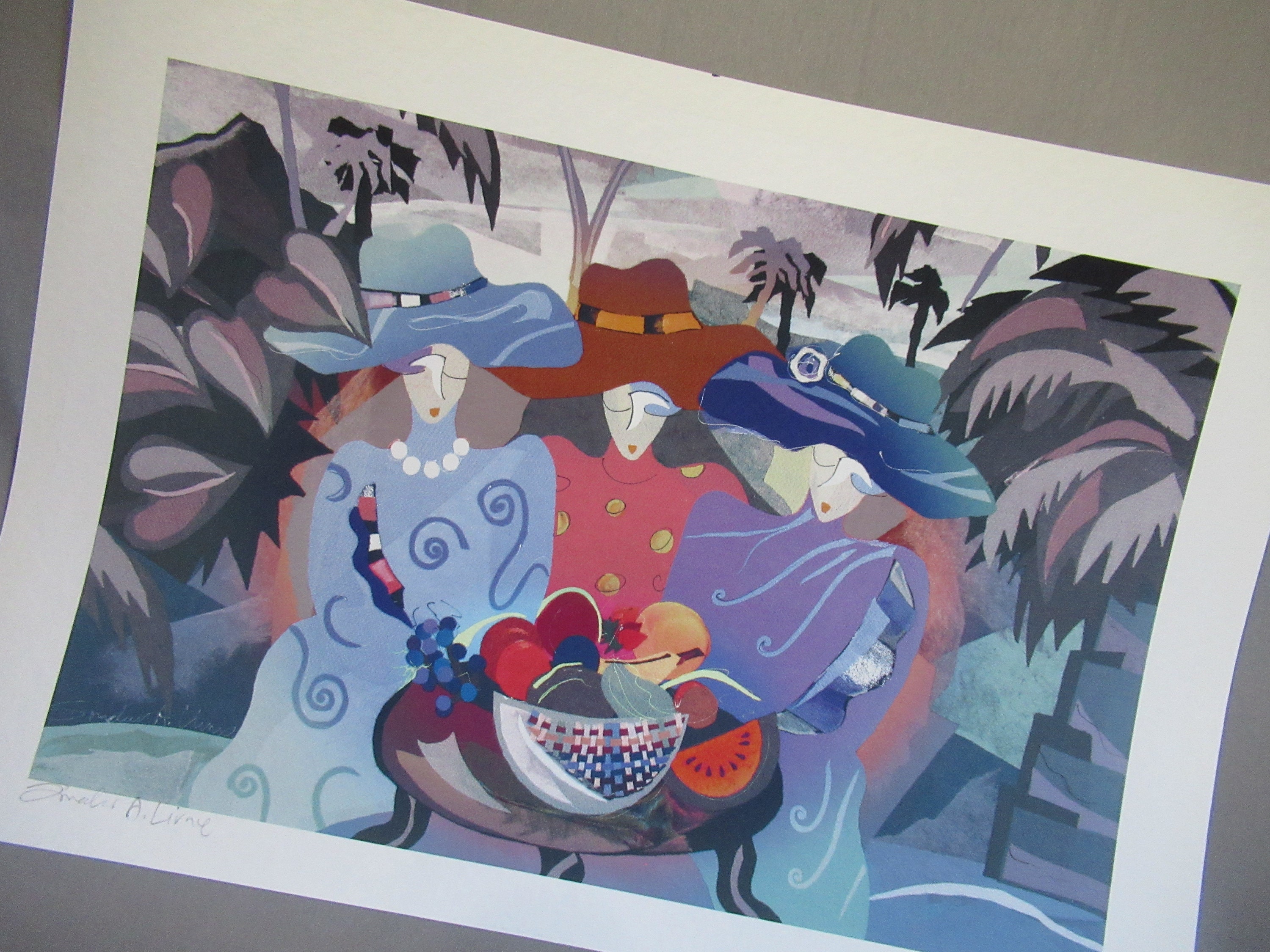SUMMERTIME by Smadar Livne Signed Lithograph Limited Edition - Etsy