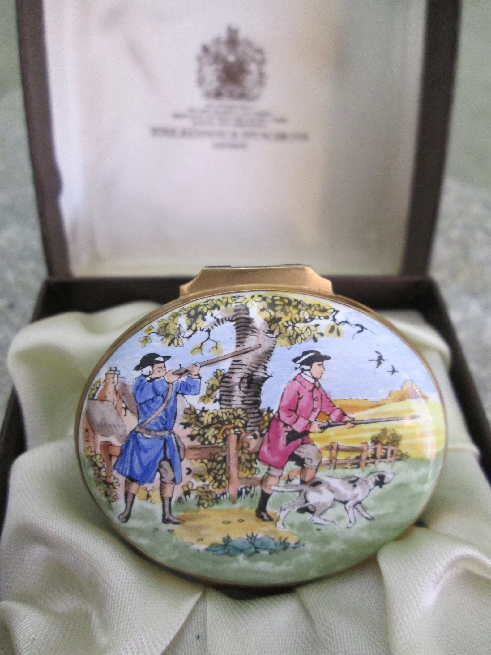 Crummles Enamel Box GENTLEMEN GONE HUNTING - Etsy