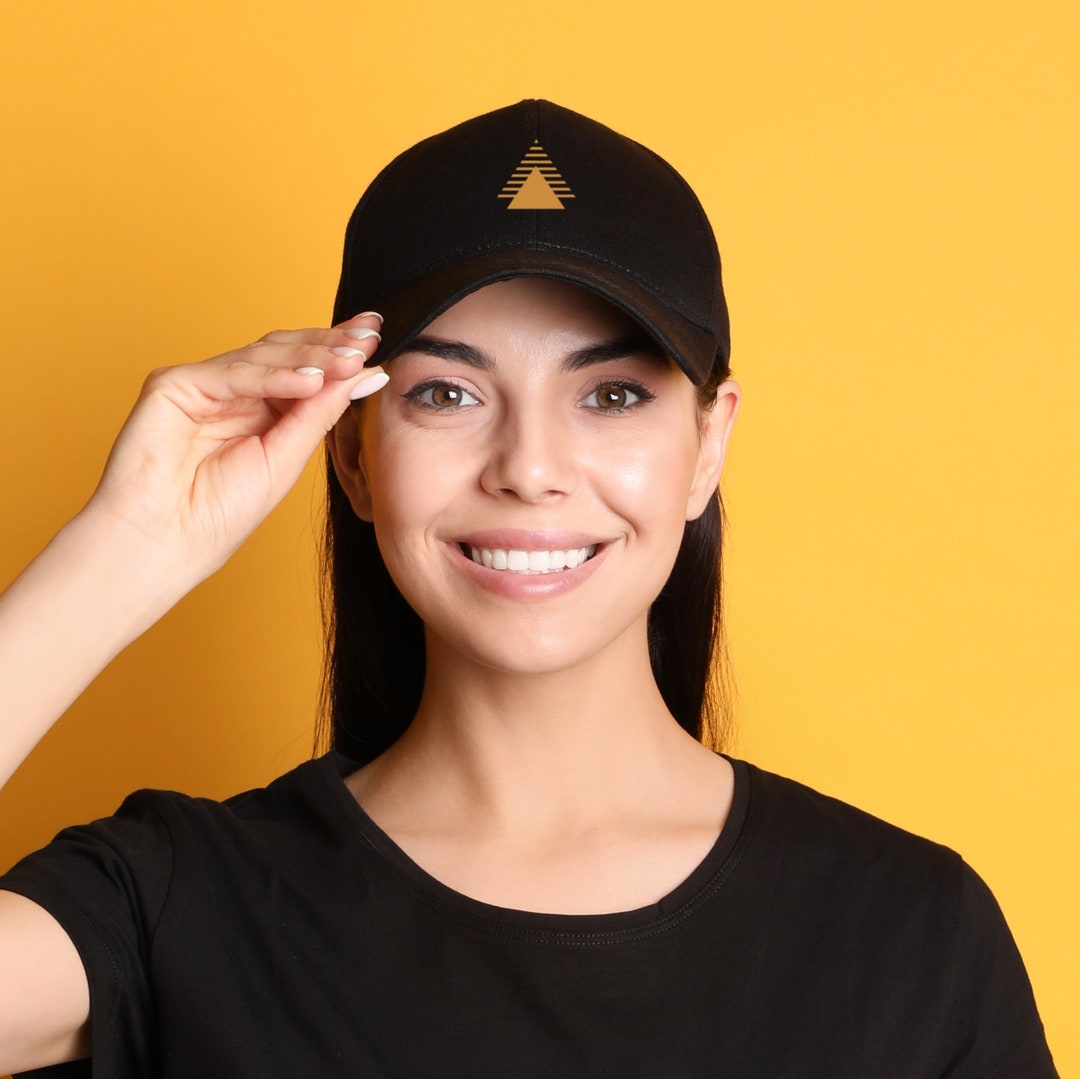 Triangle & Pyramid Design Minimalist Baseball Cap - Etsy