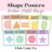 Modern Pastel Shape Posters // Classroom Decor - Etsy