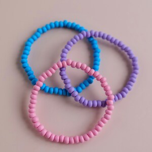 Matt, Beaded Stacking Bracelets. - Etsy