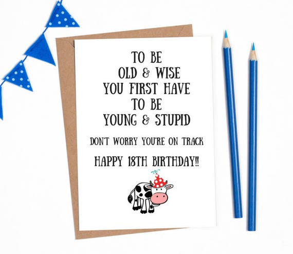 18 Birthday Card 18th Birthday Card Funny 18th Card Funny Etsy 18-birthday-card-18th-birthday-card-funny-18th-card-funny-etsy
