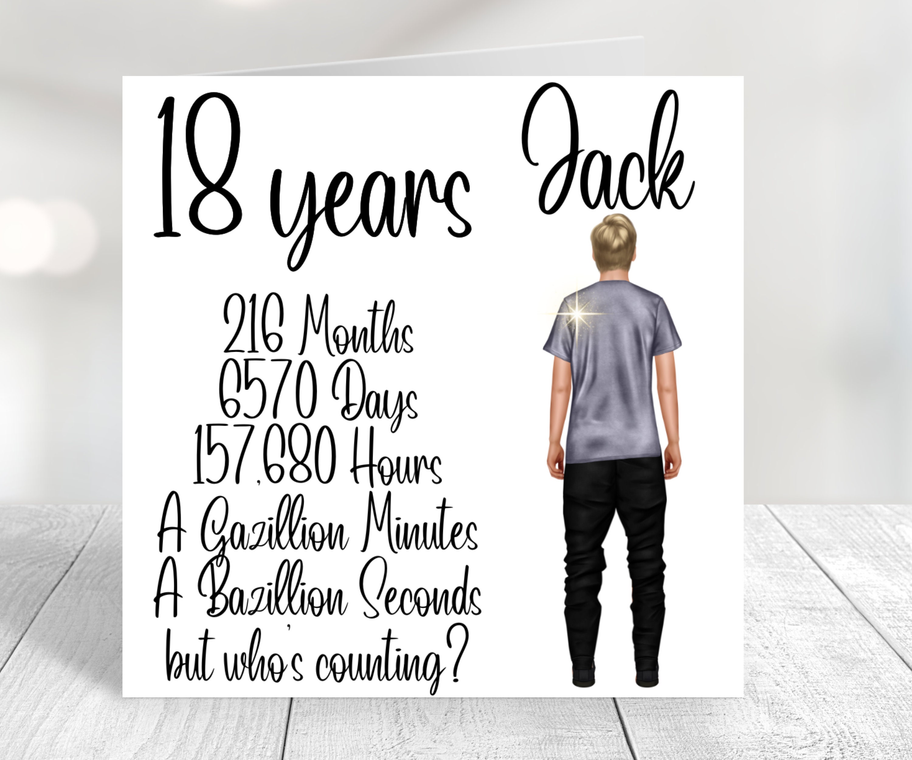 18th Birthday Card Boy 18th Card Boy 18th Birthday Card for Boy Best ...