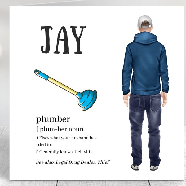 Plumber Birthday Card - Etsy