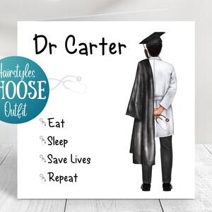 Doctor Graduation Card, Medical School Graduation Card, Dr Graduation ...