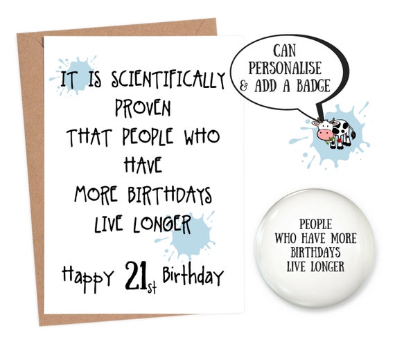 Happy 21st Birthday Funny Funny 21st Birthday Cards | Cardly