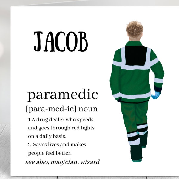 Funny Paramedic Graduation Card - Etsy
