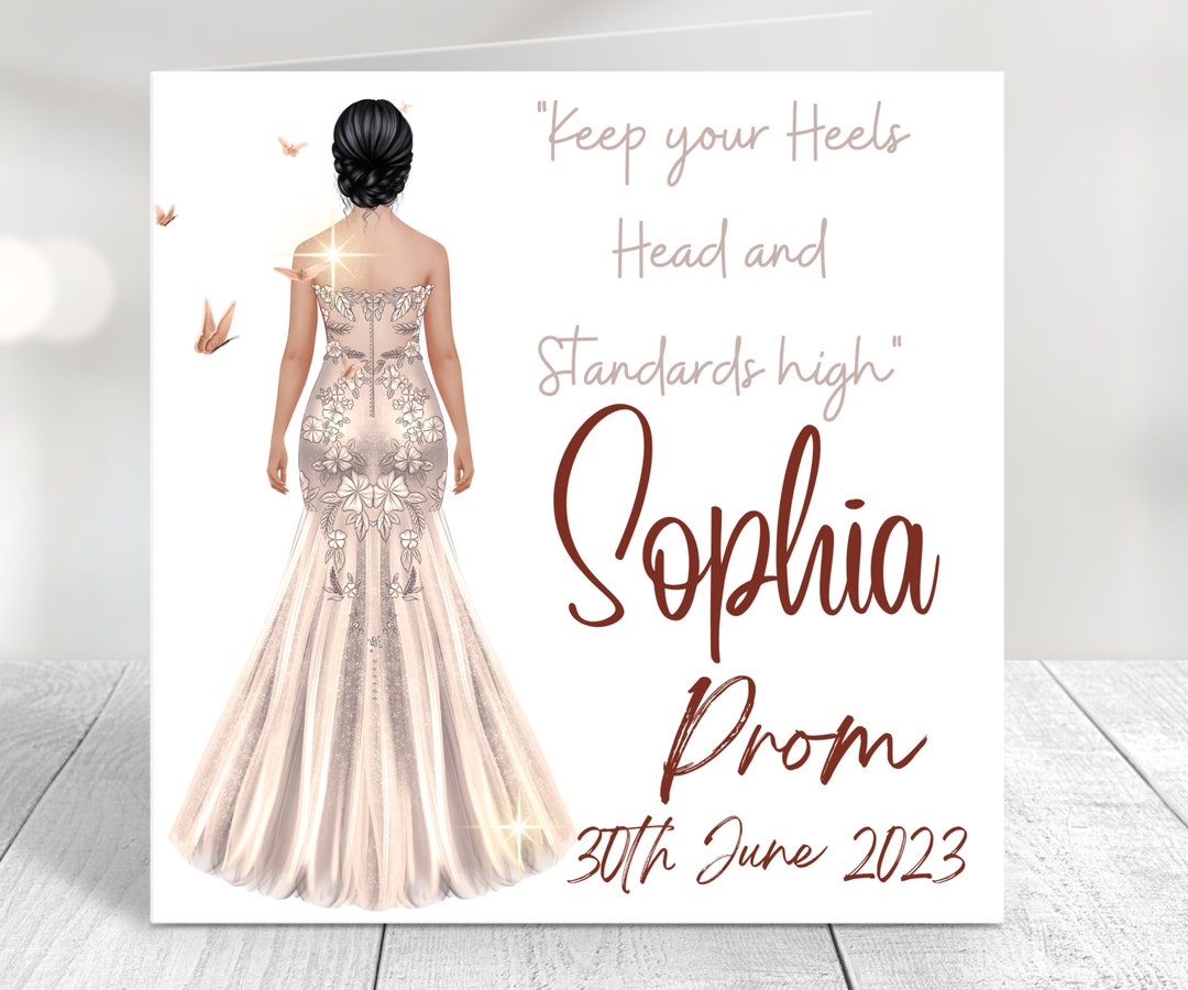 Prom Cards for Girls, Change Hair and Dress, High School Prom ...