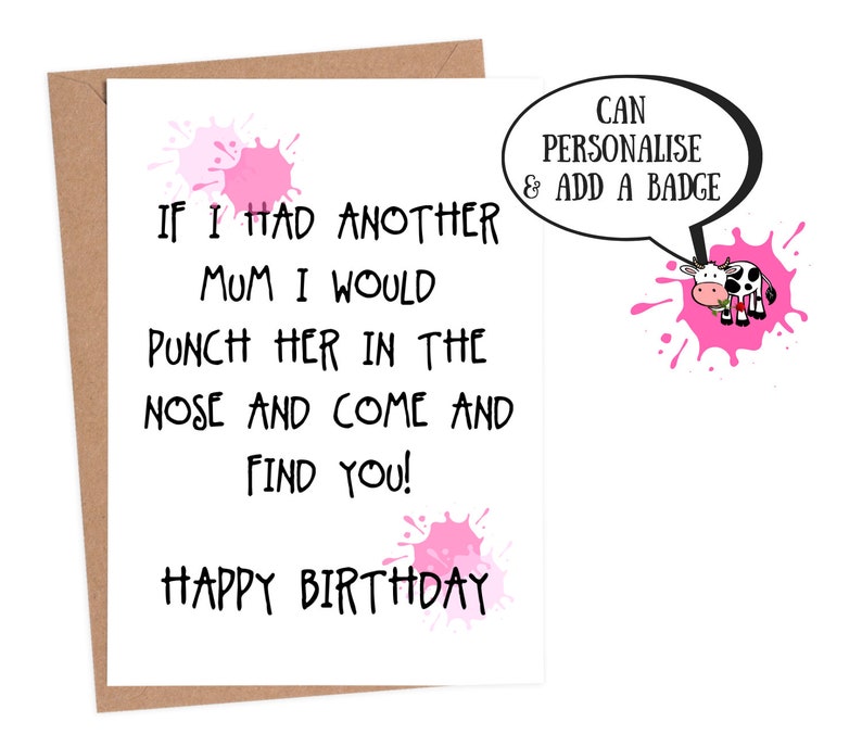Funny Birthday Card Mum Birthday Card Funny Mom Birthday - Etsy UK Funny Birthday Card Mum Birthday Card Funny Mom Birthday - Etsy UK