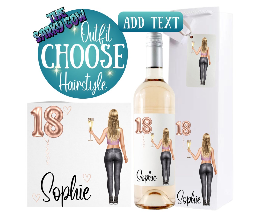 Personalised 18th Birthday Card Girl, 18th Card Girl, 18th Birthday ...