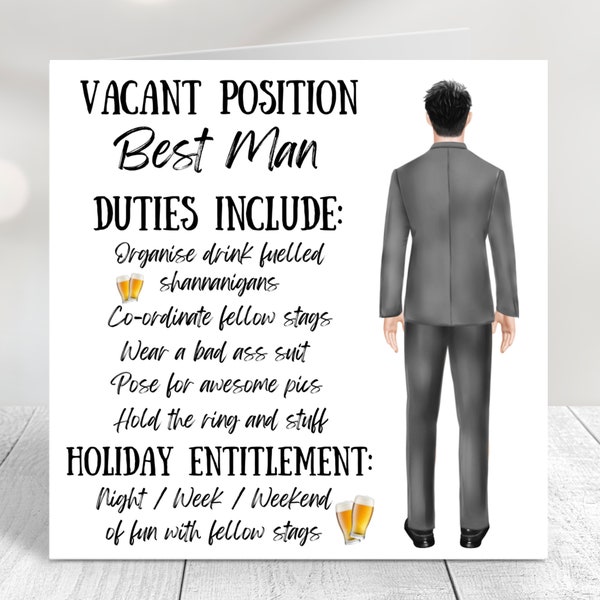 Asking Best Man - Etsy