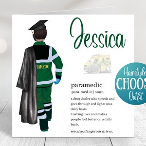 Paramedic Graduation Card for Her, Paramedic Cards, Paramedic Student ...