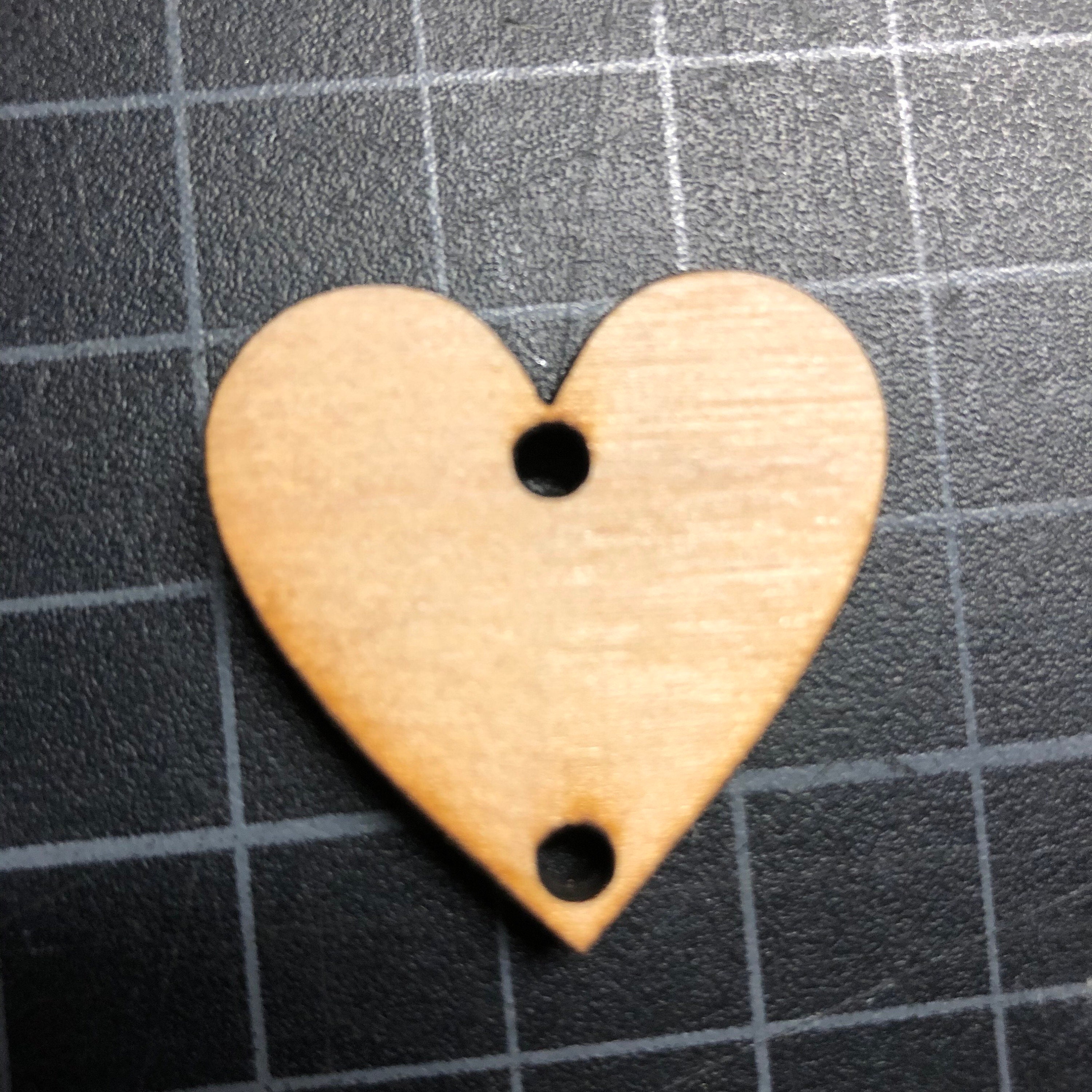 Heart Calendar Tags. Birthday Board Hearts With Jump Rings. Unfinished ...