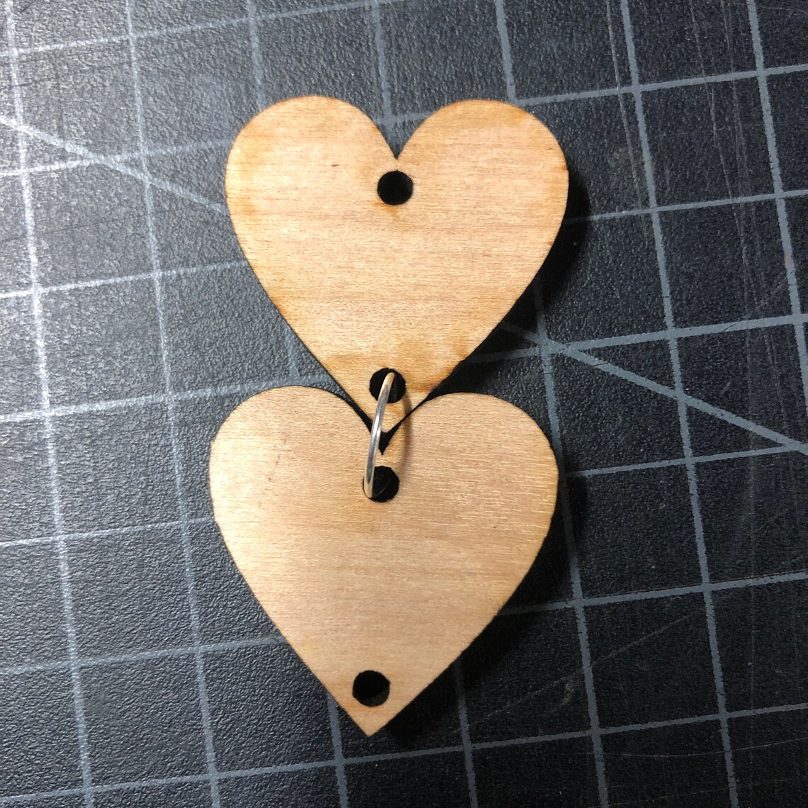 Heart Calendar Tags. Birthday Board Hearts With Jump Rings. Unfinished ...