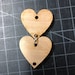 Heart Calendar Tags. Birthday Board Hearts With Jump Rings. Unfinished ...