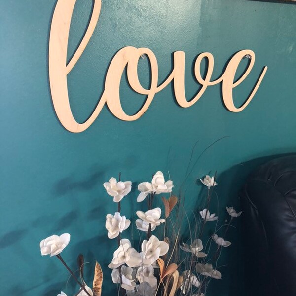 Love Wood Sign - Etsy