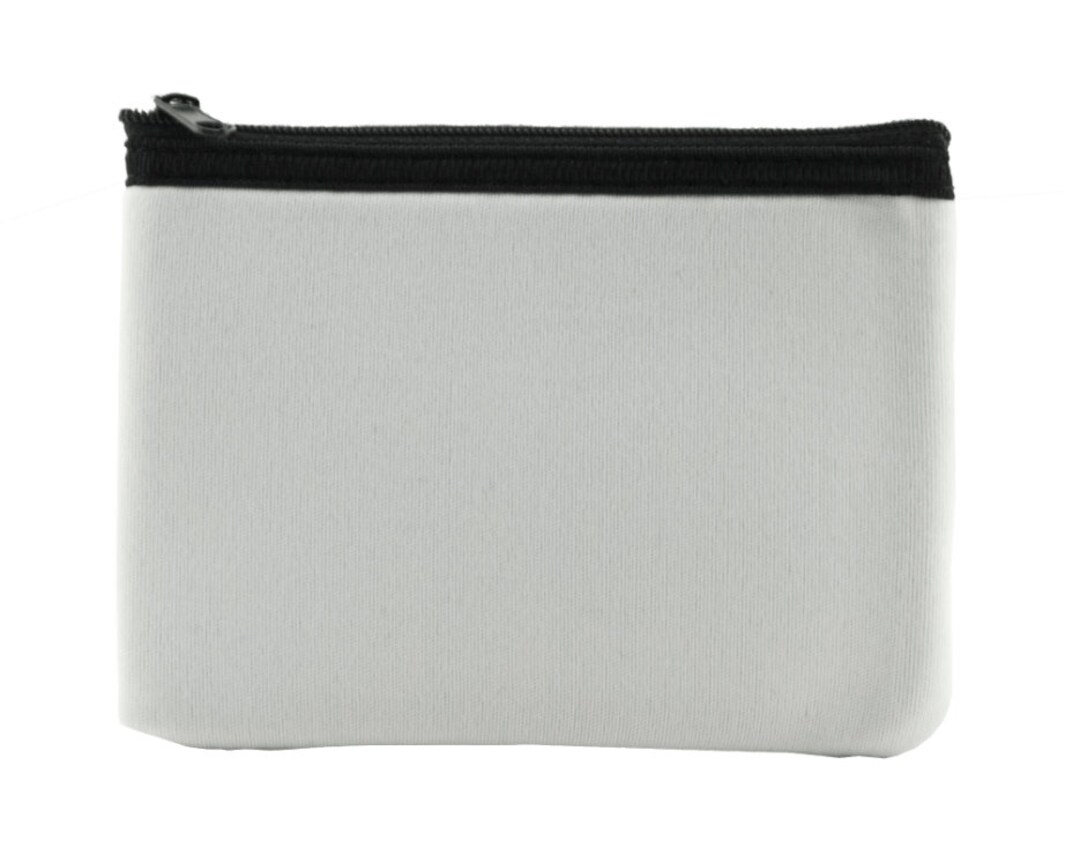 Blank Sublimated Zippered Pouch. Small White Zippered Change Pouch. - Etsy