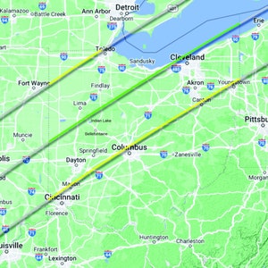 I Got Mooned Ohio State Refrigerator Magnet. Wooden 2024 Ohio Eclipse ...