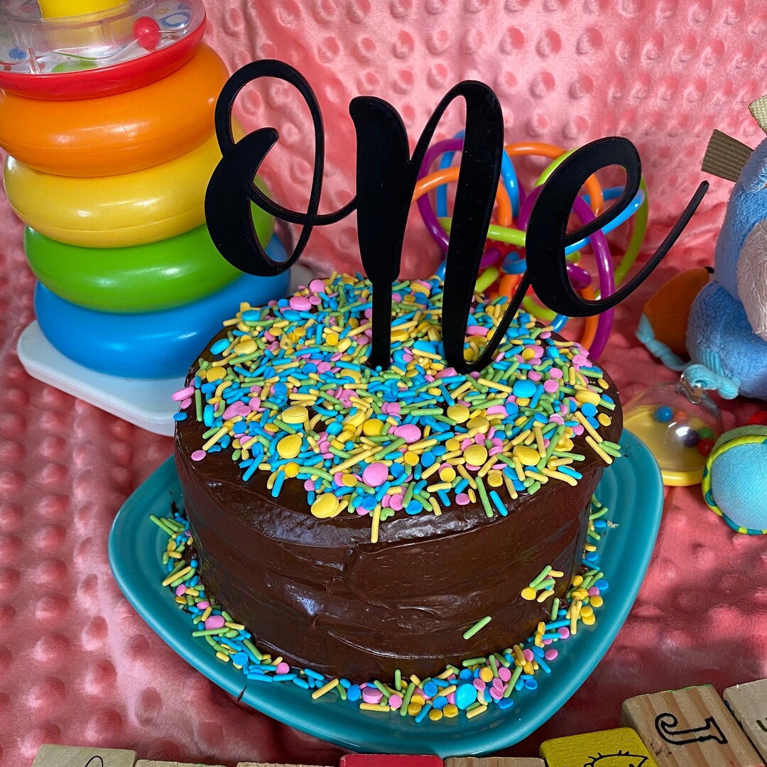 First Birthday Cake Topper. Birthday Cake Topper. Baby First Birthday ...