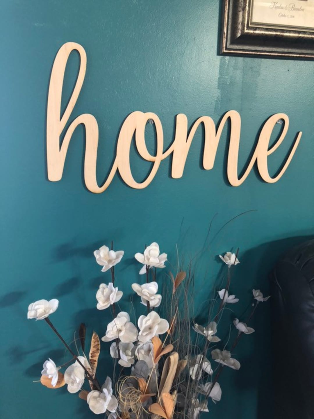 Home Words. Home Wall Decor. Wood Word Cut Out. Wooden Home Cut Out ...