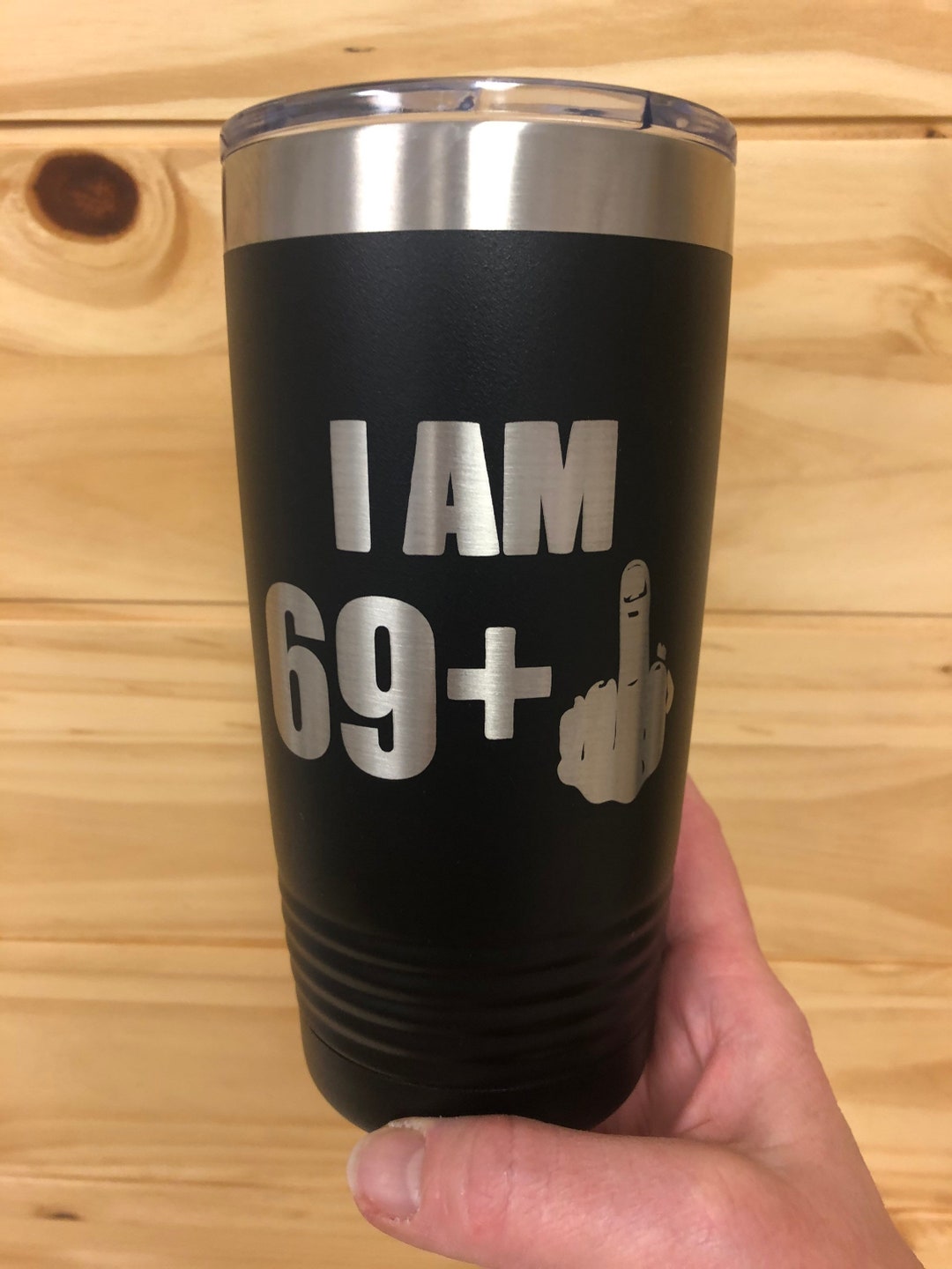 Engraved Middle Finger Tumbler Cup: Funny Birthday Gift - Etsy