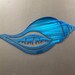 Seashell Metal Wall Art Decoration Skilwerx 12x7 Ocean Nautical Marine ...