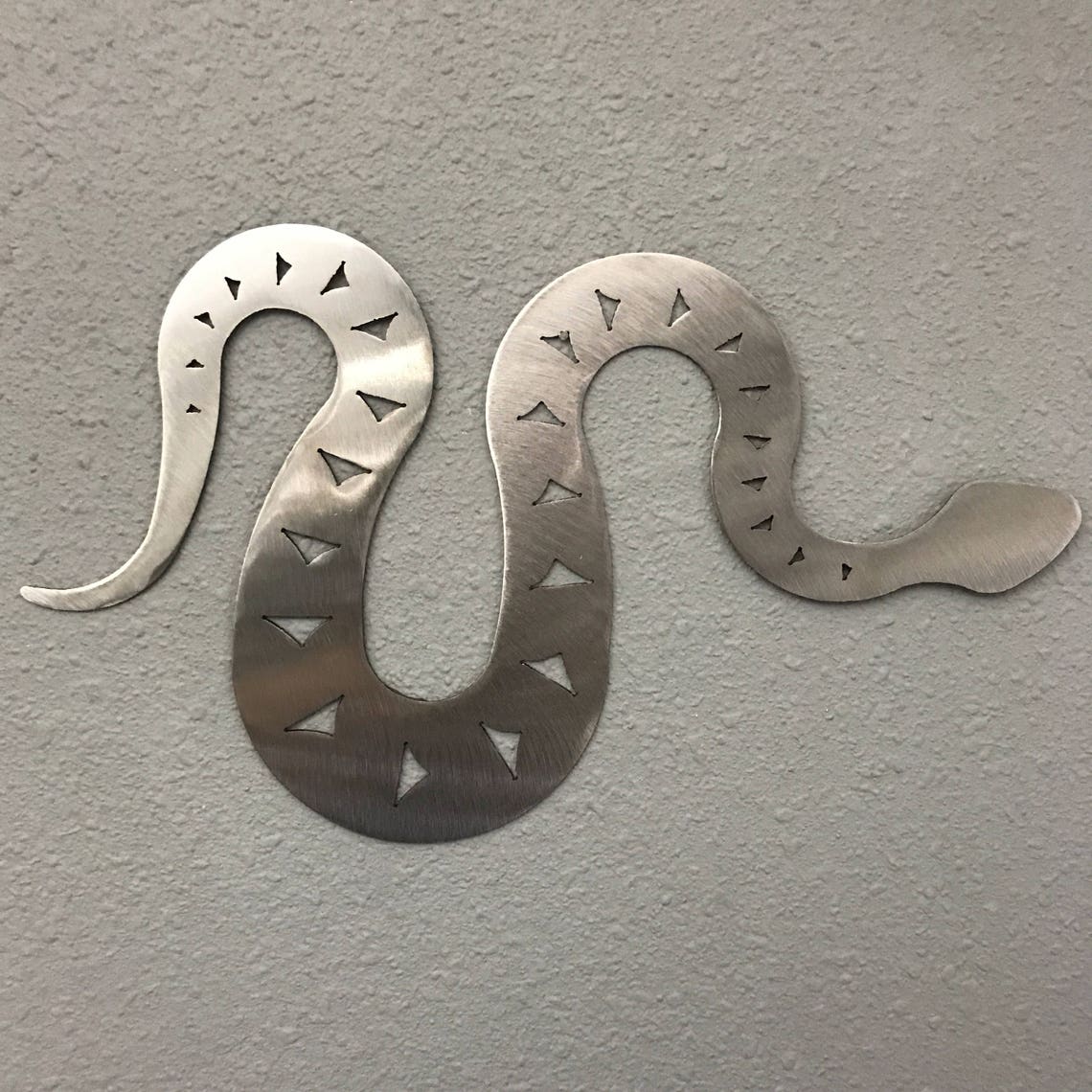 Snake Aluminum Metal Wall Art Decoration Skilwerx 13x8 Wild - Etsy