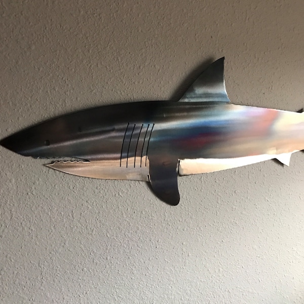 Metal Art Shark - Etsy