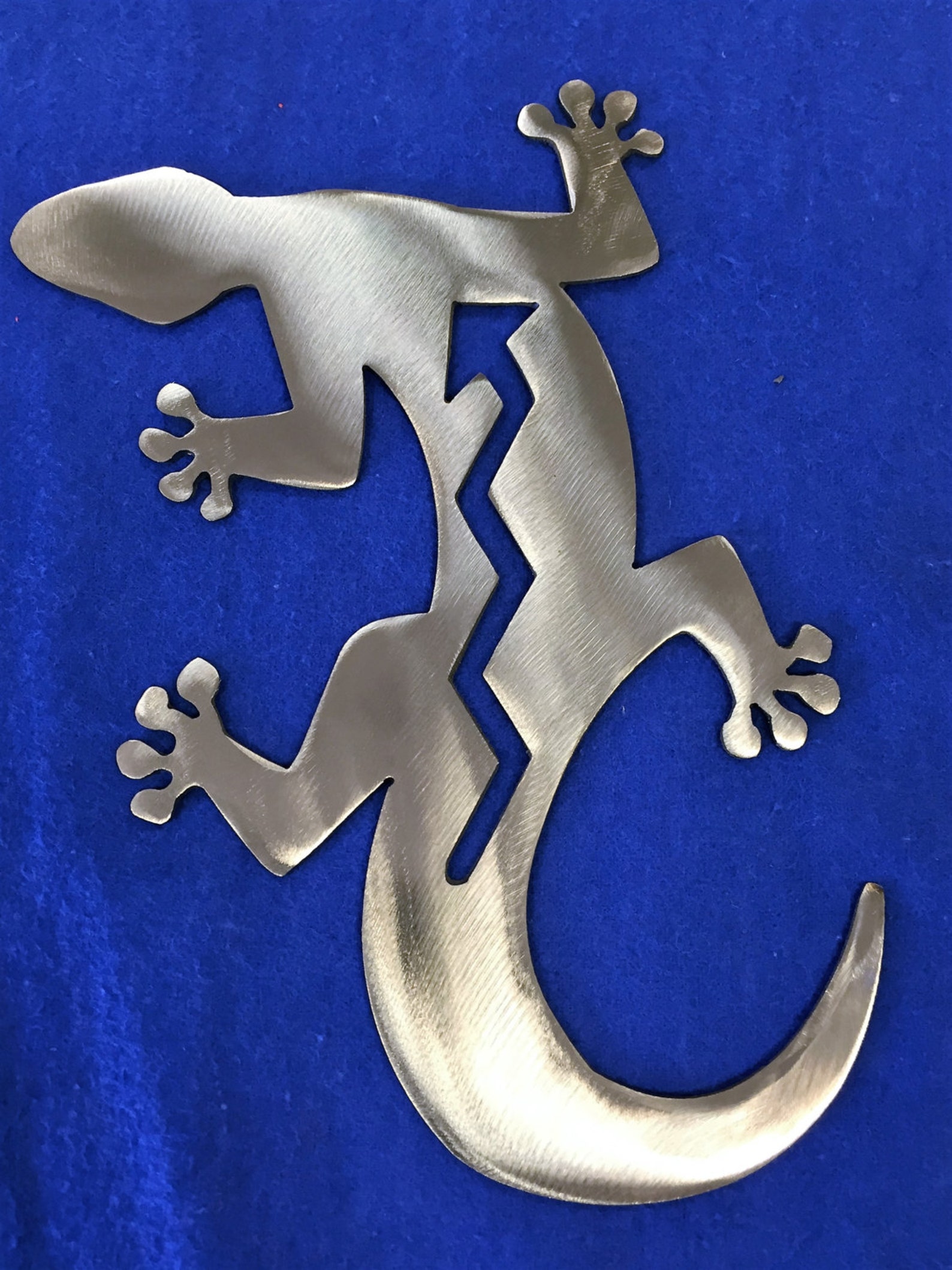 Lizard Metal Wall Art Decoration Skilwerx 8x4 Southwest 7 - Etsy