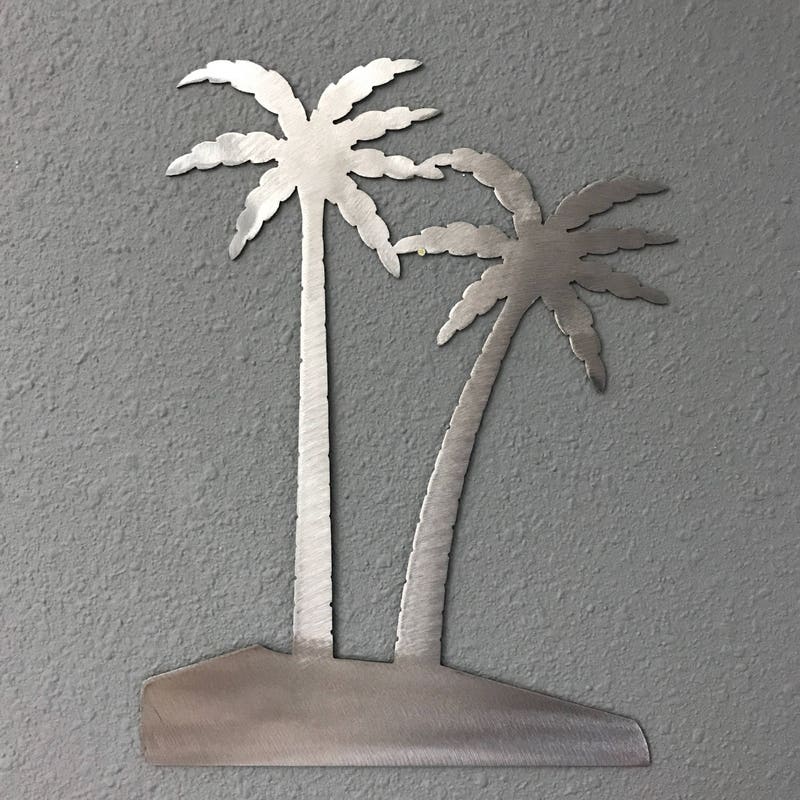 Palm Tree Metal Art - Etsy