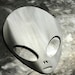 Alien Head Aluminum Metal Wall Art Decoration Skilwerx 9x6 Area 51 ...
