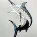 Marlin Metal Wall Art Decoration Skilwerx 30x18 Ocean Nautical Marine ...