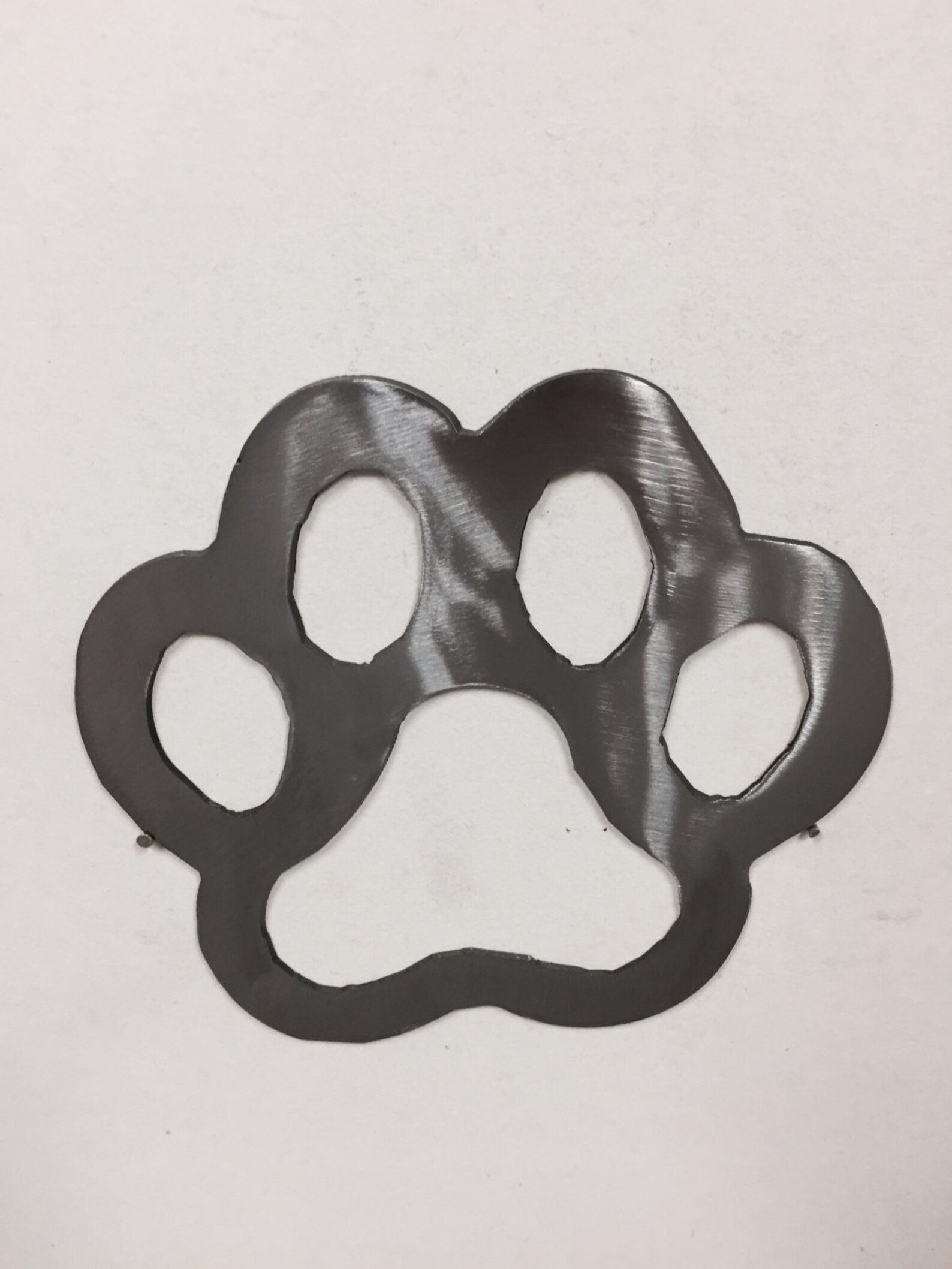 Dog Paw Aluminum Metal Wall Art Decoration Skilwerx 5x5 Puppy - Etsy