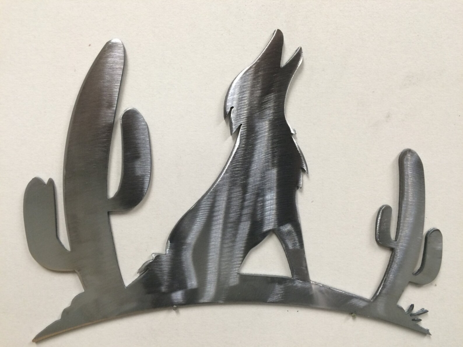 Howling Coyote 1 Aluminum Metal Art Decoration Skilwerx 12x8 - Etsy