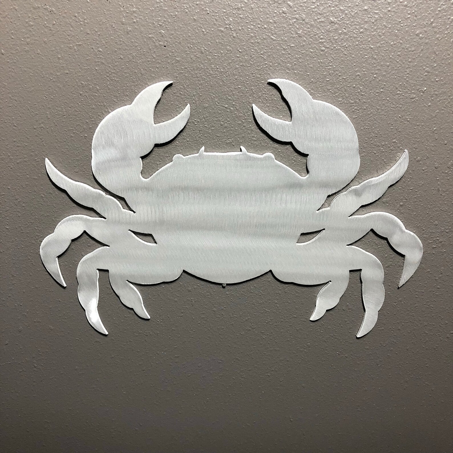 Crab Aluminum Metal Wall Art Decoration Skilwerx 18 X 12 Ocean - Etsy