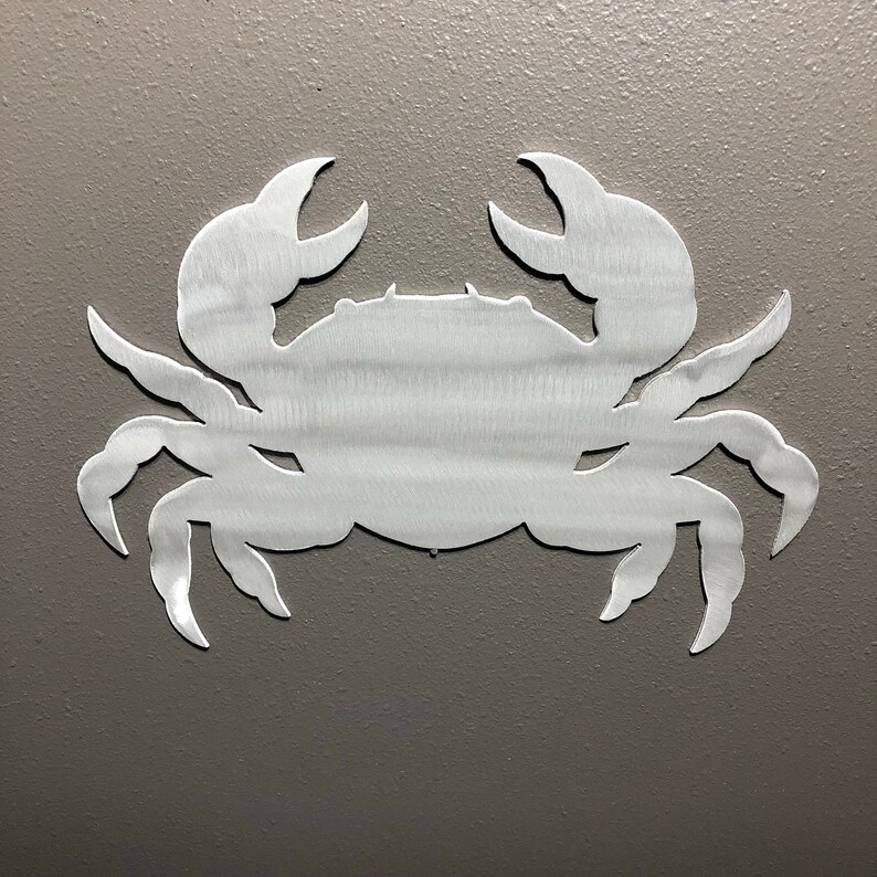Crab Aluminum Metal Wall Art Decoration Skilwerx 18 X 12 Ocean - Etsy Crab Aluminum Metal Wall Art Decoration Skilwerx 18 X 12 Ocean - Etsy