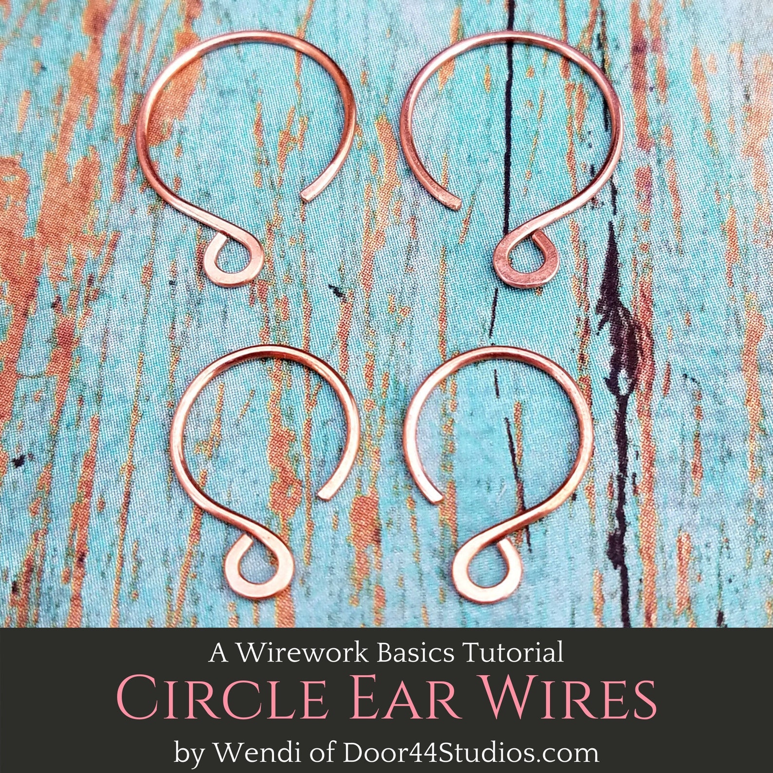 Circle Ear Wires Tutorial DIY Earring Findings Wirework | Etsy