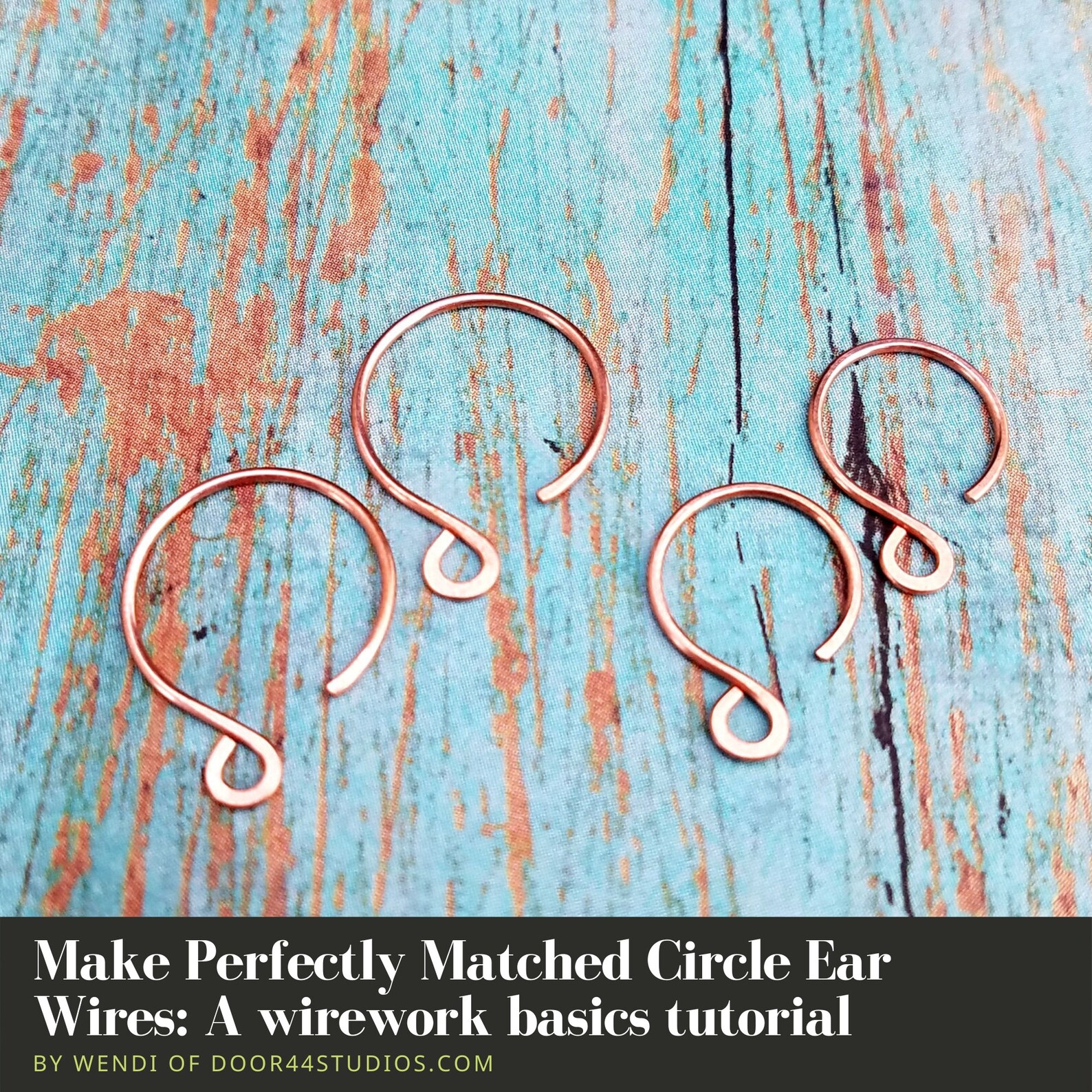 Circle Ear Wires Tutorial DIY Earring Findings Wirework | Etsy